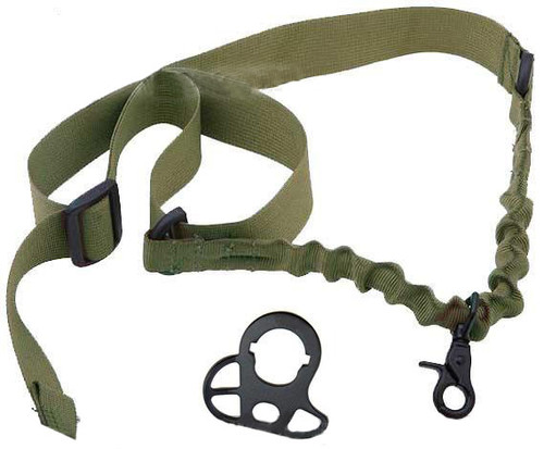 Matrix CQB-R Sling Adapter w/ One Point Bungee Sling (OD Green) - Hero ...