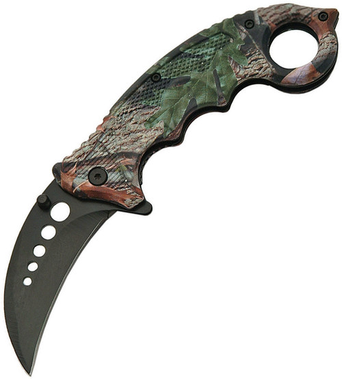 Folder Camo Karambit Clip - Hero Outdoors