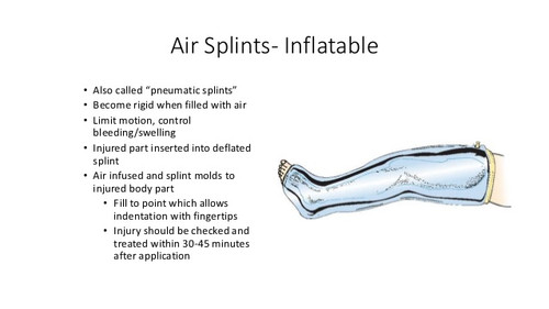 Inflatable Leg Splint - Hero Outdoors