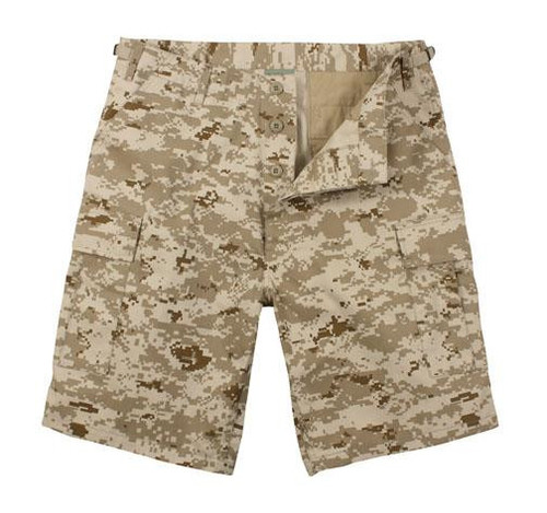 Rothco Digital Camo BDU Shorts - Desert Digital Camo - Hero Outdoors