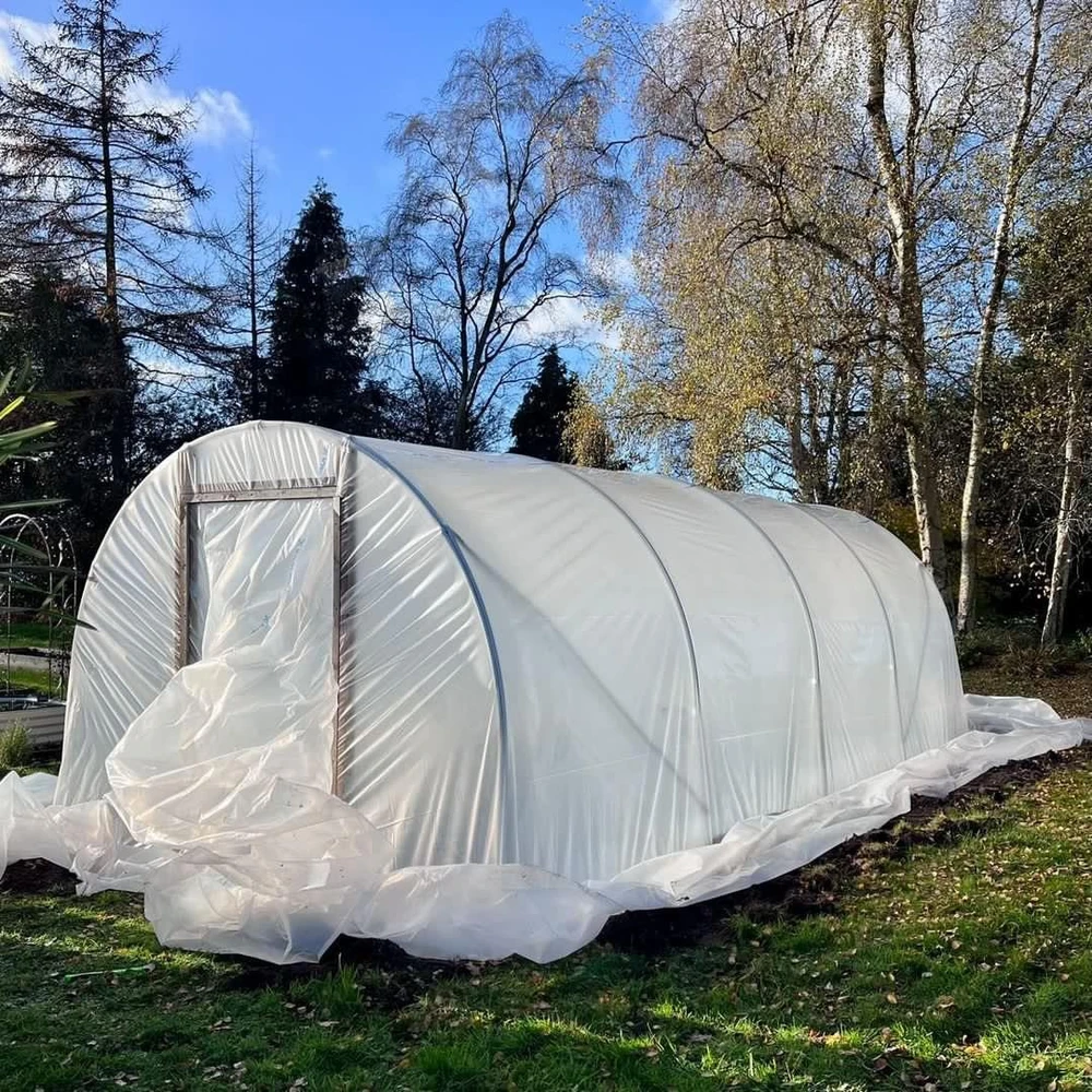 10ft x 36ft Straight Sided Polytunnel Kit, Heavy Duty Professional ...