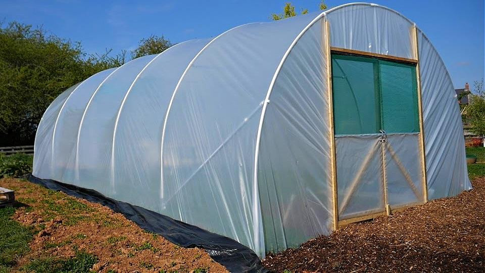 14ft x 24ft Heavy Duty Straight Sided Polytunnel Kit – Professional ...