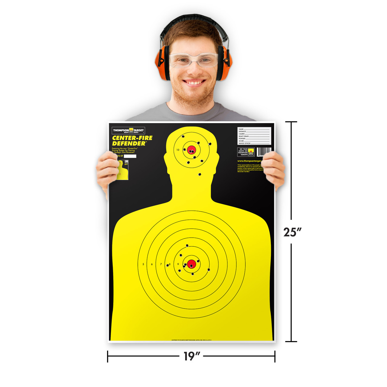 Center-Fire Silhouette Rifle & Pistol Shooting Targets