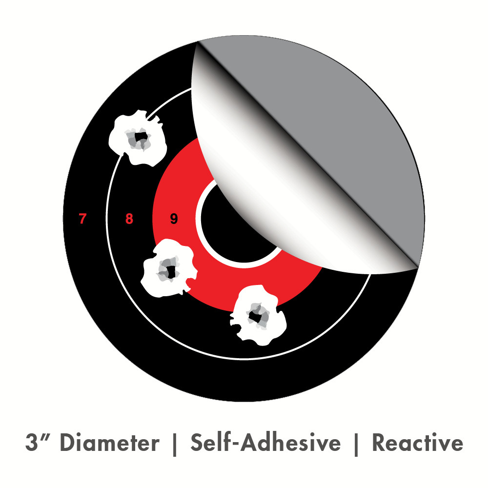 HALO Stick-Um-Up 3" Adhesive Reactive Shooting Targets by Thompson