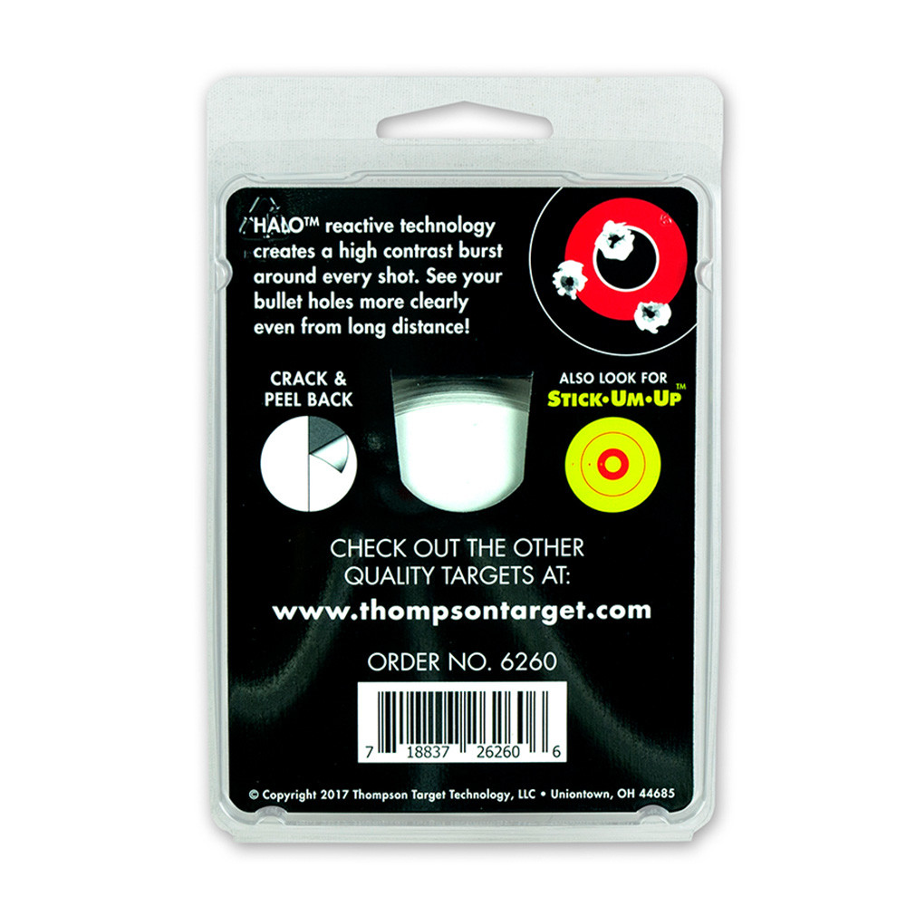 HALO Stick-Um-Up 3" Adhesive Reactive Shooting Targets by Thompson