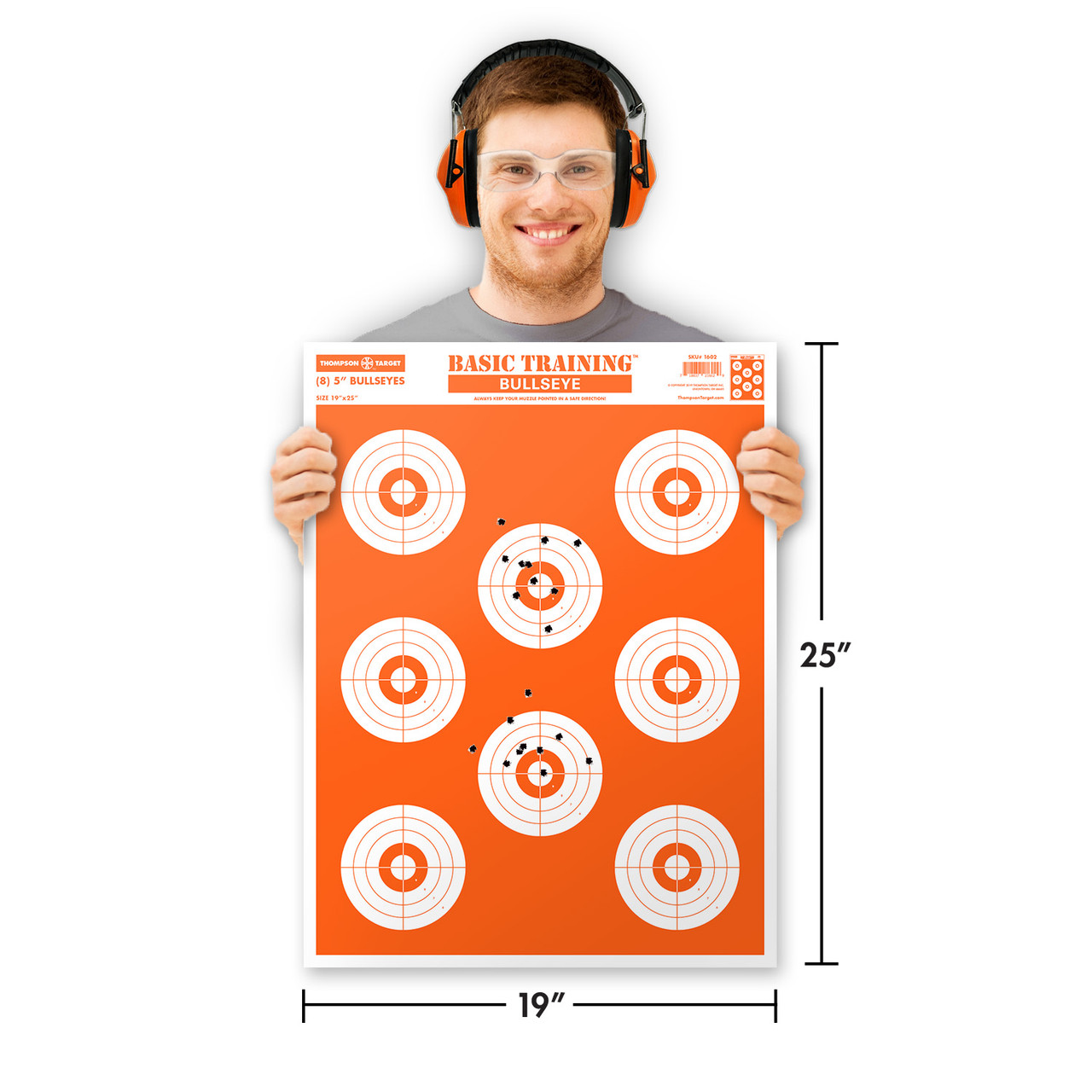 Basic Training Bullseye Economy Paper Shooting Targets
