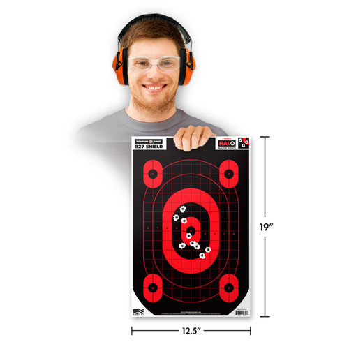 HALO B27-SHIELD Defensive Splatter Shooting Targets