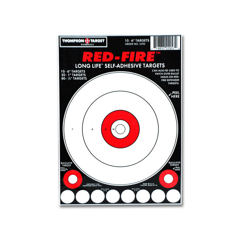 Red-Fire 6"x9" Adhesive Shooting Targets by Thompson