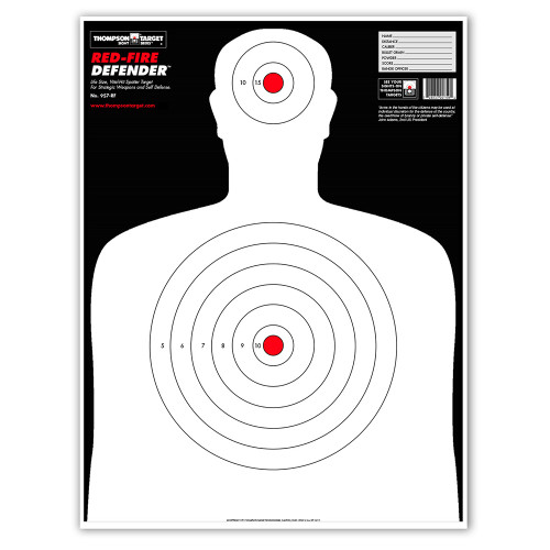 Red-Fire Silhouette Rifle & Pistol Shooting Targets