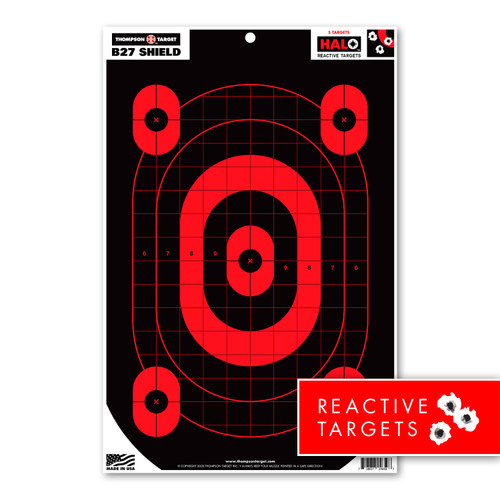 HALO B27-SHIELD Defensive Splatter Shooting Targets