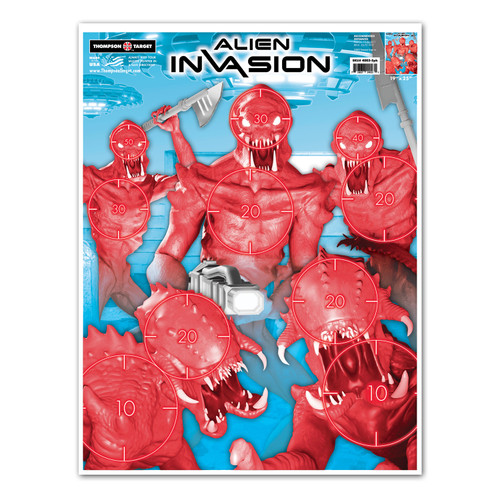 Alien Invasion Shooting Game 19"x25" Paper Targets