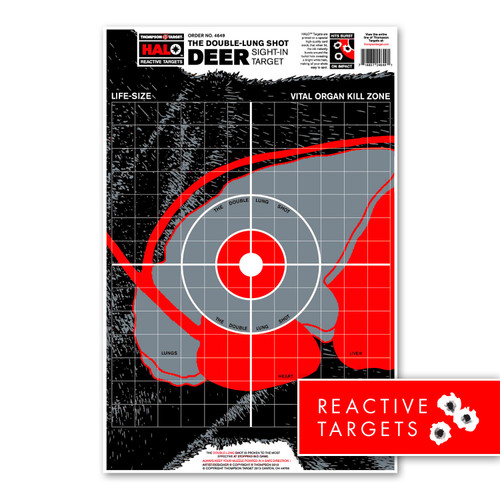 HALO Life Size Deer Reactive Splatter Shooting Targets