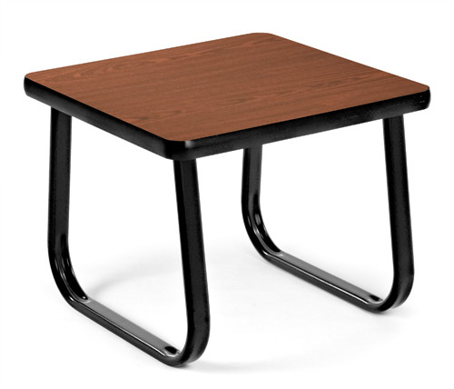 20" Laminate End Table with Sled Base - DEXA Commercial Interiors