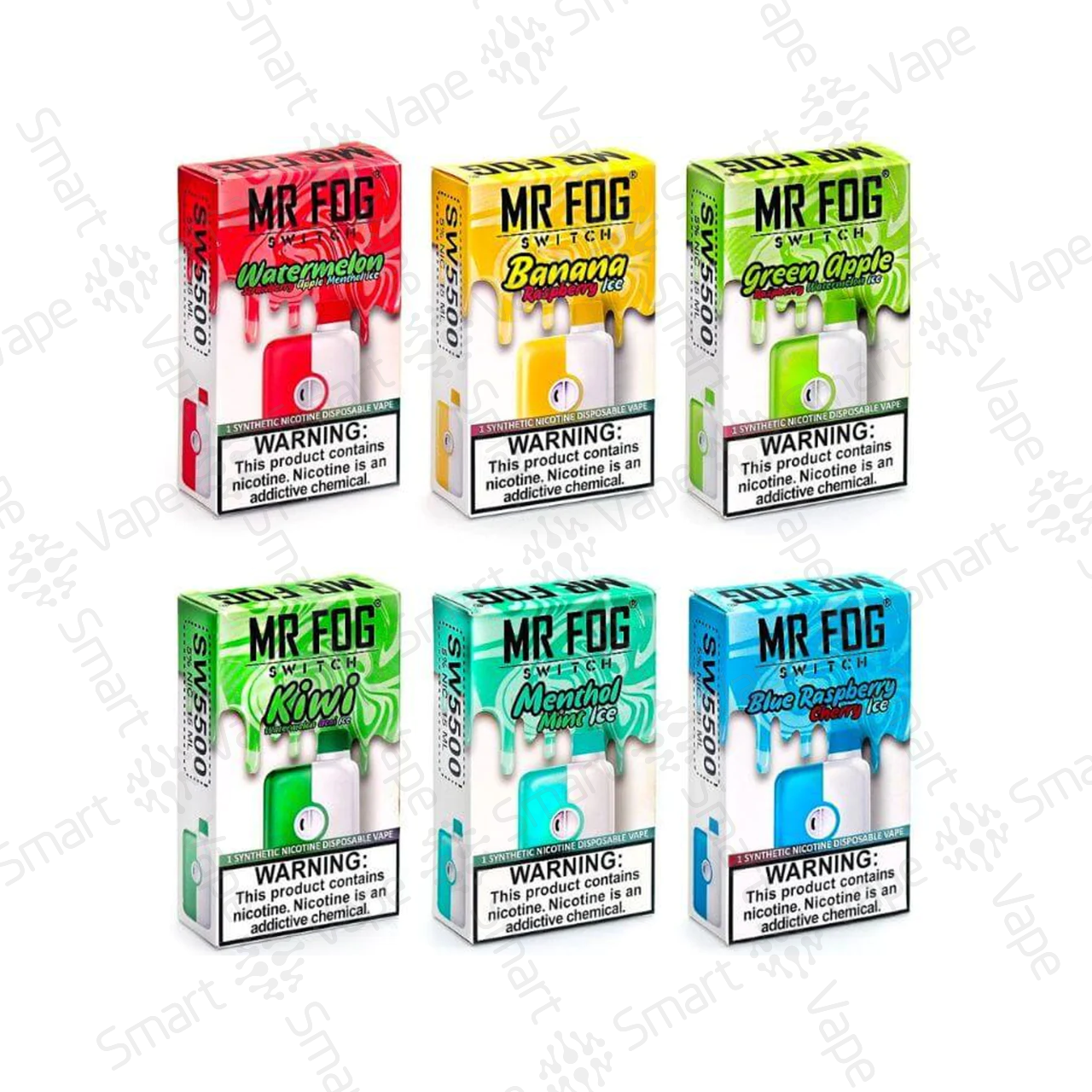Mr Fog Switch 5500 Vape | 5500 puffs | flavors | disposable | puffs