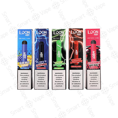 Loon Maxx Vape | 2000 puffs | flavors | disposable | puffs