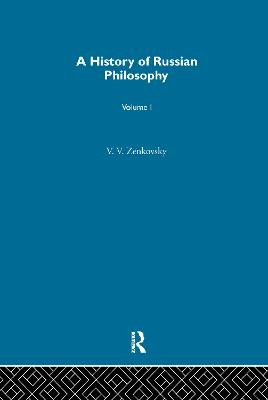 History Russian Philosophy V1 by V V Zenkovsky - Booksplease