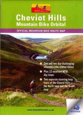 Cheviot Hills Mountain Bike Orbital Map: Waterproof Route Map Ted ...