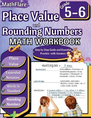 Place Value and Expanded Notations Math Workbook 5th and 6th Grade ...