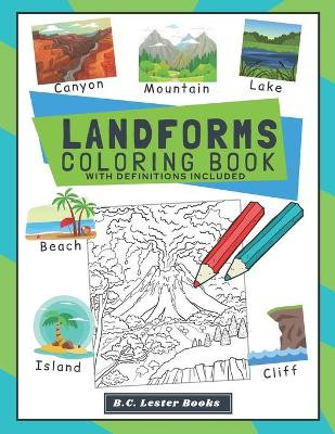 Landforms Coloring Book With Definitions Included: Teach Kids About ...