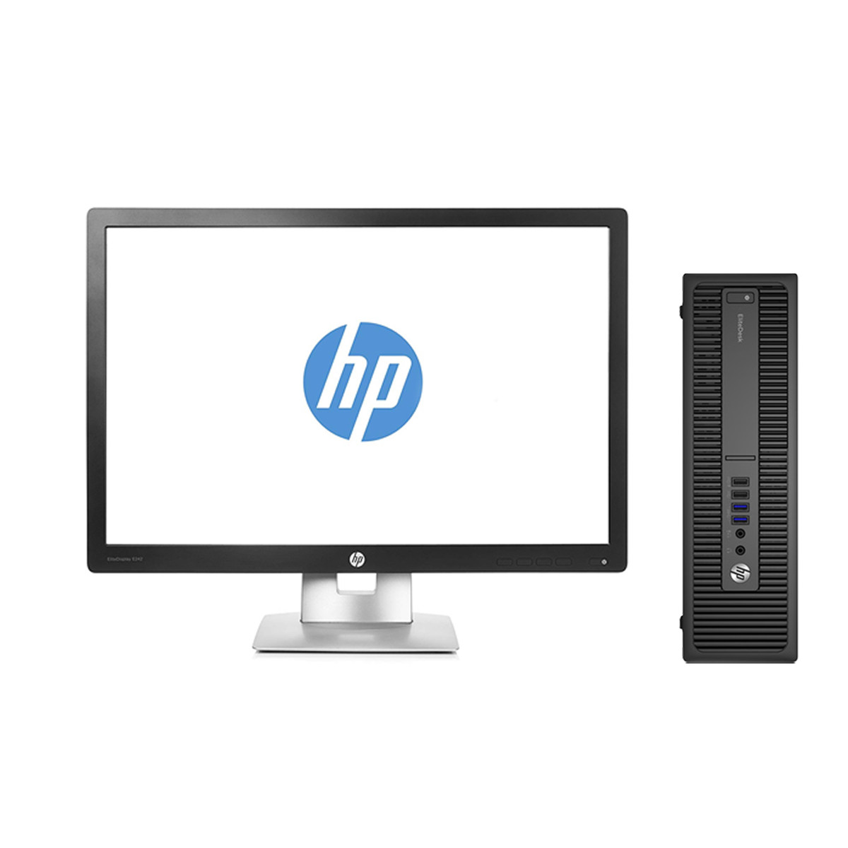 Refurbished HP 800 G2 Elite Desktop 24" Package | Recompute