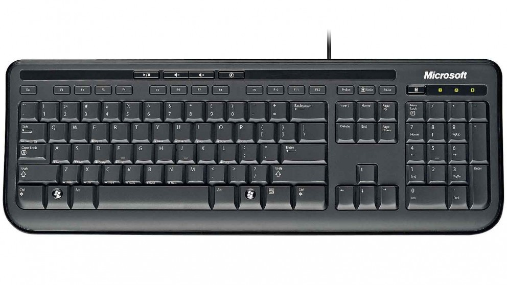 Microsoft Wired 600 Desktop Keyboard and Mouse - Recompute