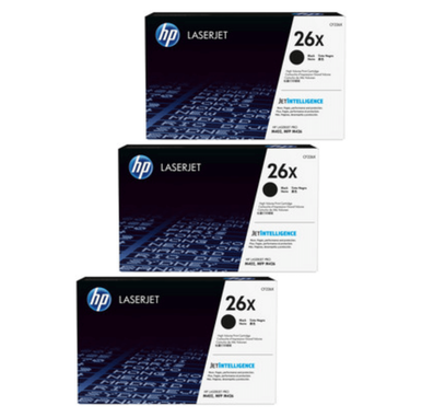 HP 26X Triple Bundle Pack
