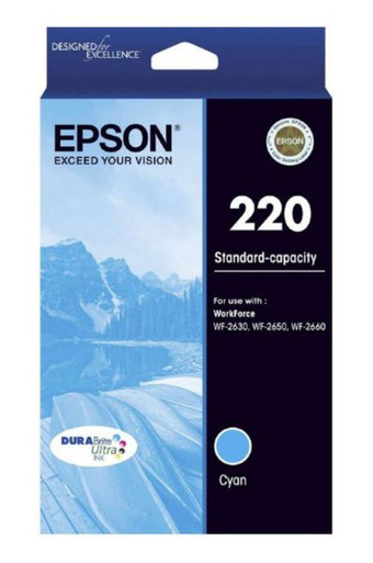 Epson 220 Cyan Ink Cartridge | CartridgesDirect