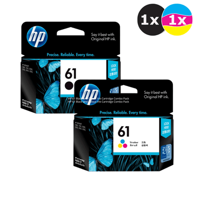 HP 61 Black and Colour Ink Cartridge Combo Pack | CartridgesDirect.com.au