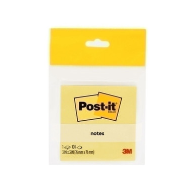 Post-It Notes Yellow 76 x 76mm - Box of 12 | CartridgesDirect
