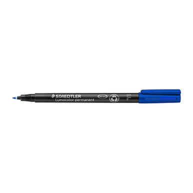 Staedtler Fine Blue Permanent Marker Box of 10 | CartridgesDirect