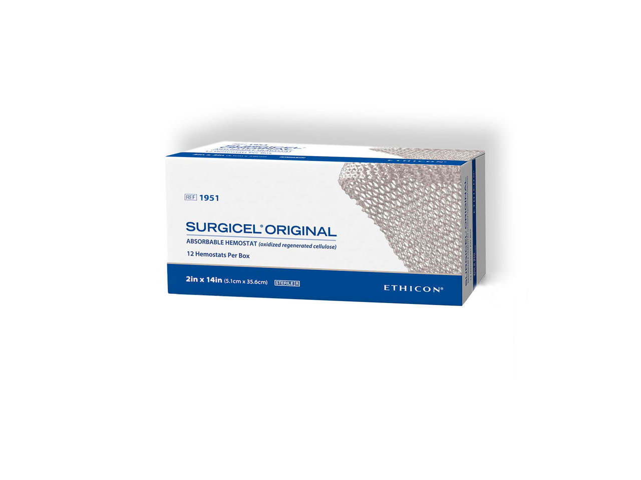 1943 - Surgicel Nu-Knit Absorbable Hemostat: 3" x 4"