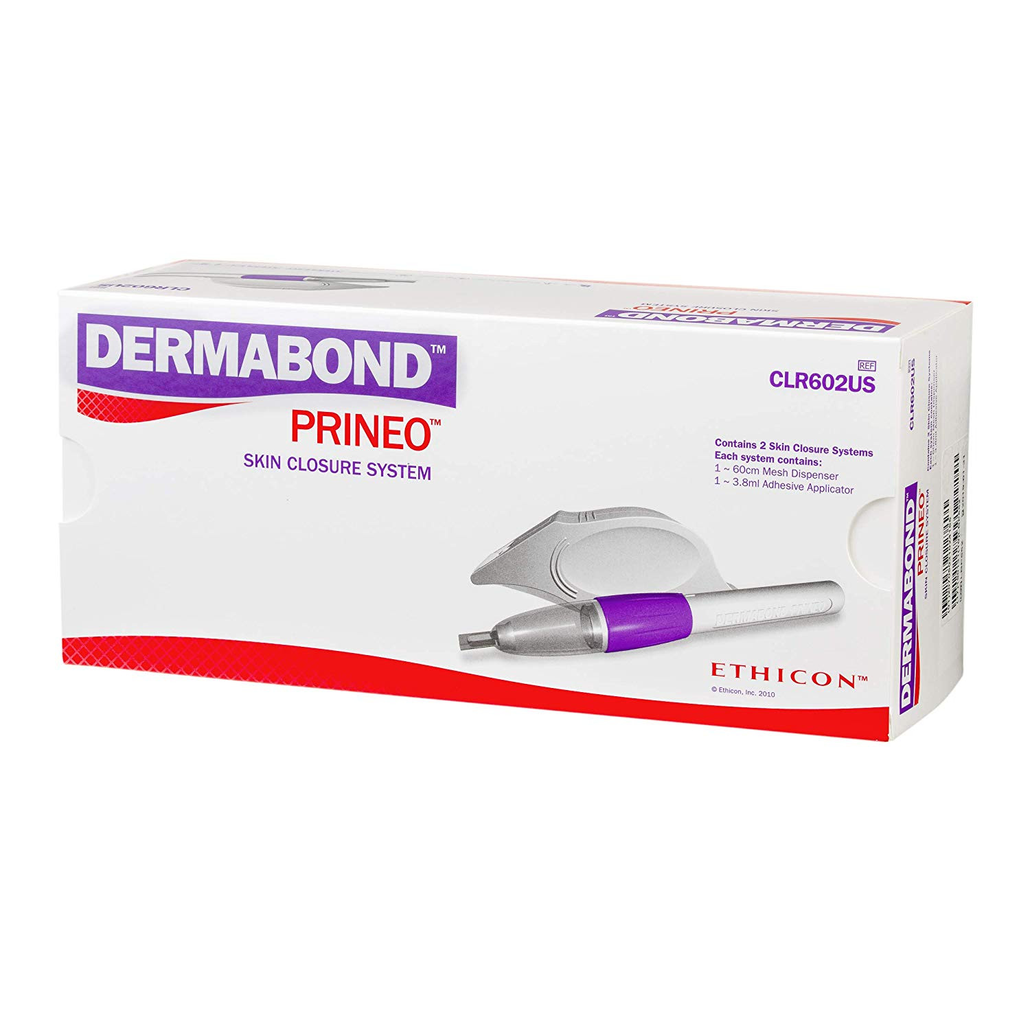 CLR222US - Ethicon Dermabond Prineo Skin Closure System, 22cm