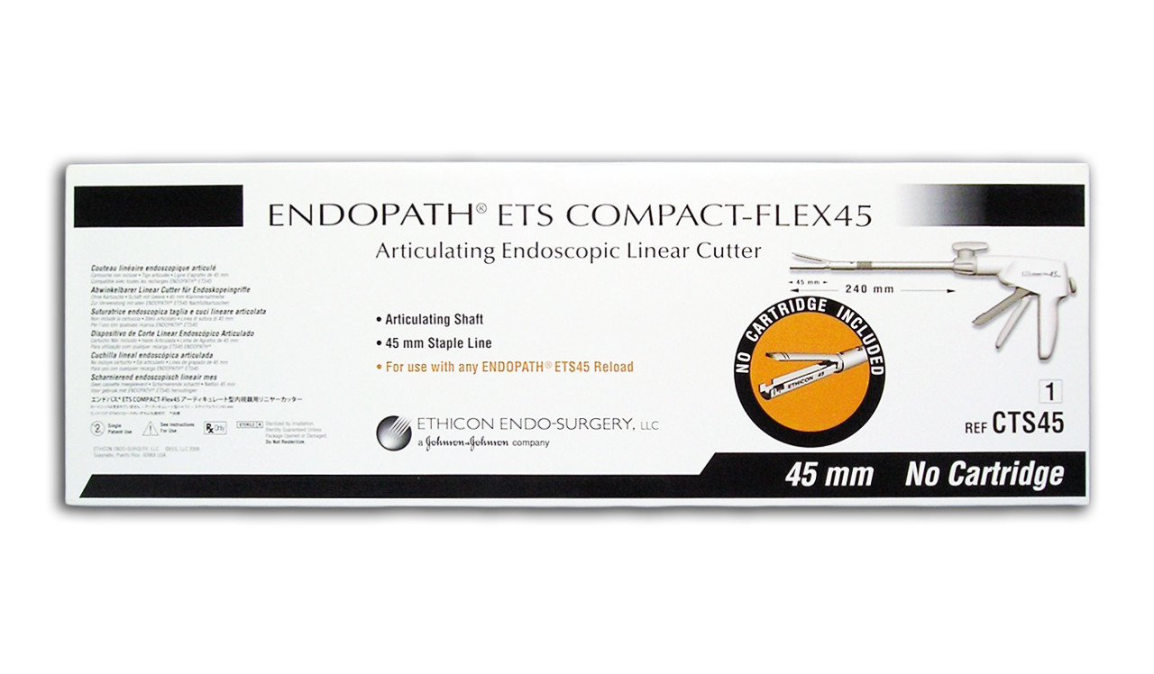 CS40B - Ethicon Contour Curved Cutter Stapler, Blue