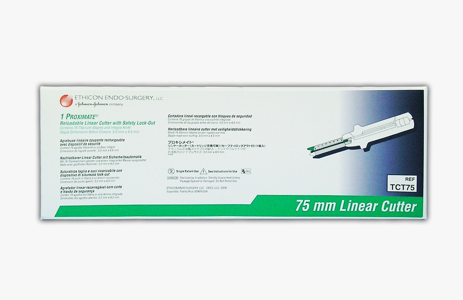 TLC75 - Ethicon Proximate Linear Cutter: Blue Reloadable Linear Cutter ...