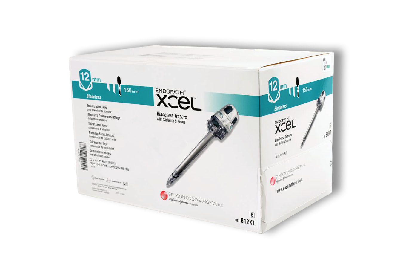 B12XT - Ethicon EndoPath XCEL Bladeless Trocar Stability Sleeve 12.0mm ...