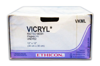 VKMM - Ethicon VICRYL® (polyglactin 910) Woven & Knit 15.0cm x 15.0cm