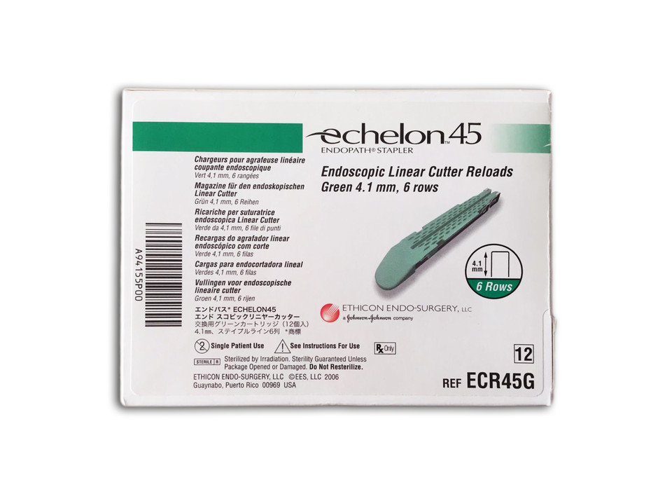 ECR45M - Ethicon Echelon Flex Endopath Stapler Reload (Gray) 45.0mm x 2.0mm