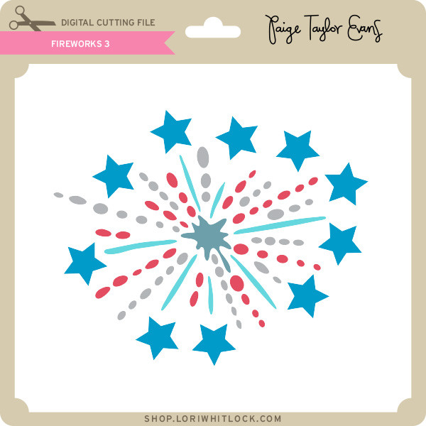 Fireworks Display - Lori Whitlock's SVG Shop