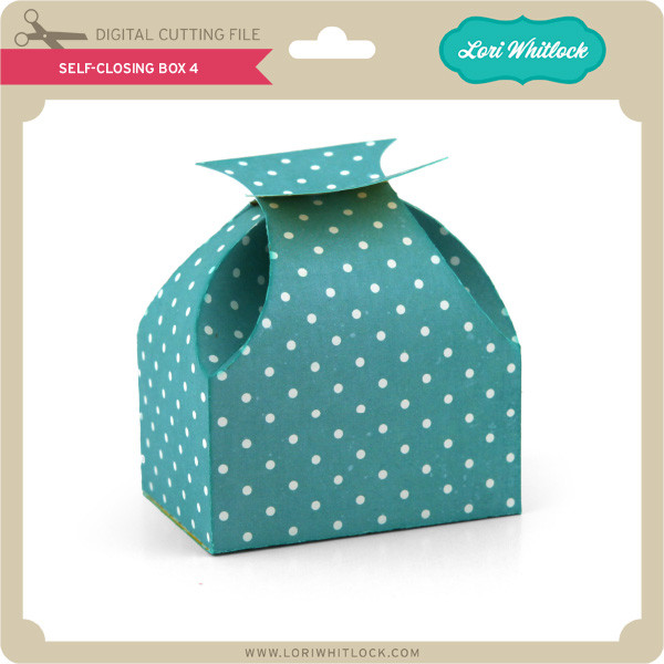 Self Closing Box Square - Lori Whitlock's SVG Shop