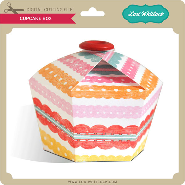 Oven Cupcake Box - Lori Whitlock's SVG Shop