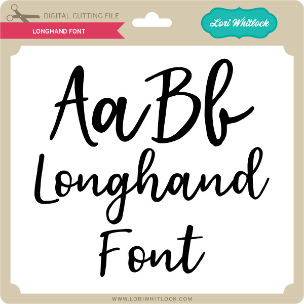 Evelyn Font - Lori Whitlock's SVG Shop
