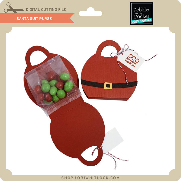 Santa Purse - Lori Whitlock's SVG Shop