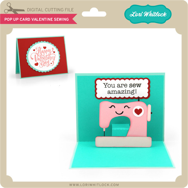 Pop Up Box Card Sewing - Lori Whitlock's SVG Shop
