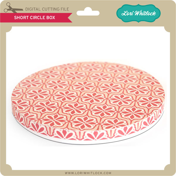 3.5" Circle Box - Lori Whitlock's SVG Shop