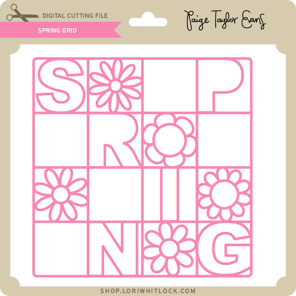 Spring Grid - Lori Whitlock's SVG Shop