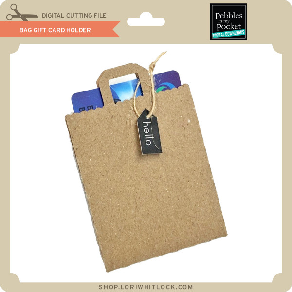 Birthday Gift Card Bag - Lori Whitlock's SVG Shop