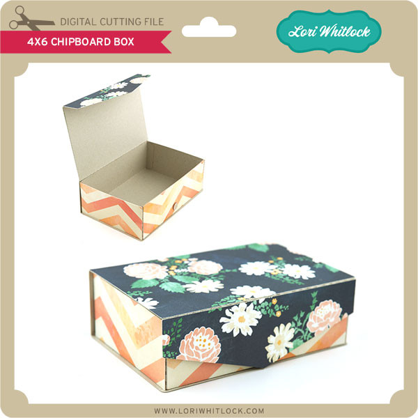 Chipboard Tiered Tray - Lori Whitlock's SVG Shop