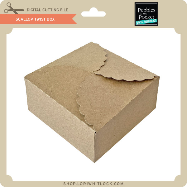 Scallop Twist Box - Lori Whitlock's SVG Shop