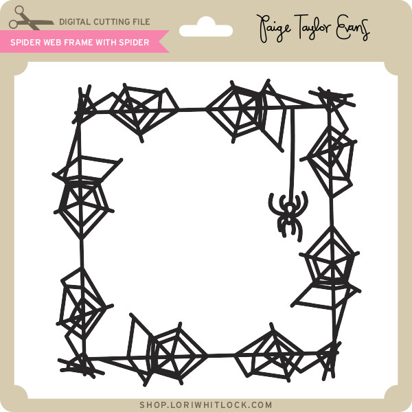 Spiderweb Frame - Lori Whitlock's SVG Shop