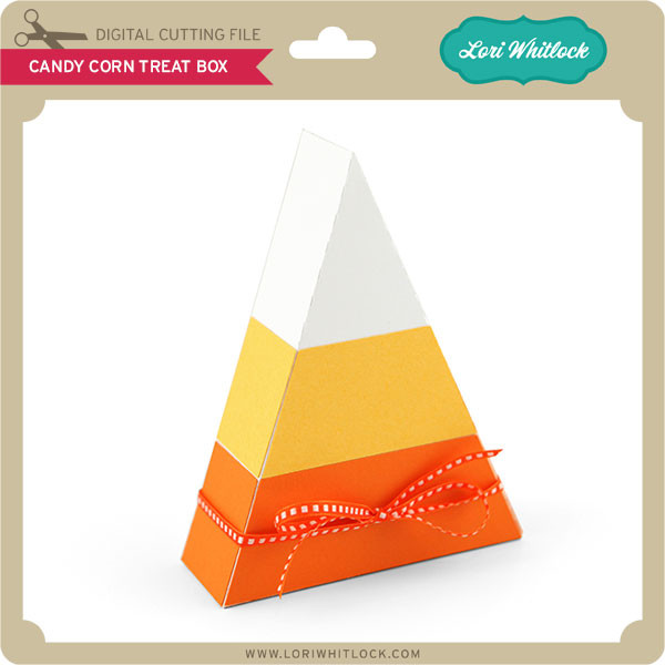 Candy Corn Treat Box - Lori Whitlock's SVG Shop